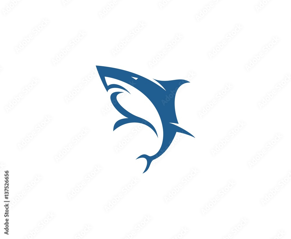 Shark logo Stock Vector | Adobe Stock