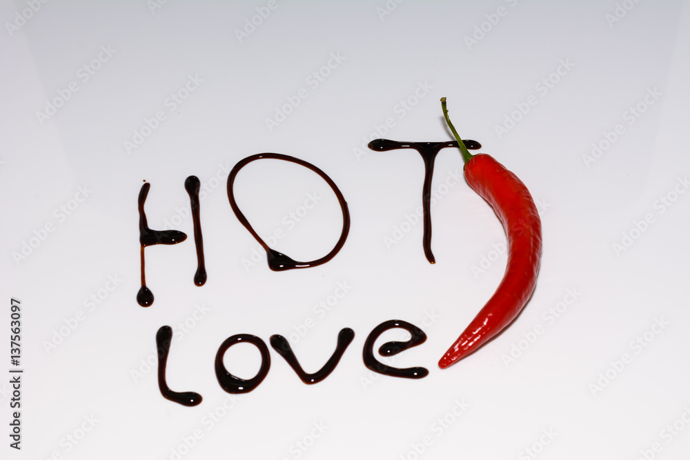 Stock-Foto „Heisse Liebe auf Hintergrund“ | Adobe Stock