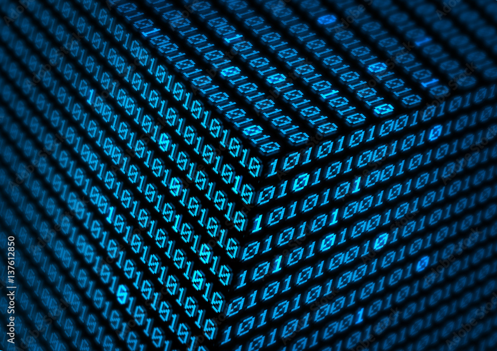 Stock-Illustration „Binärcode - Computer Code“ | Adobe Stock