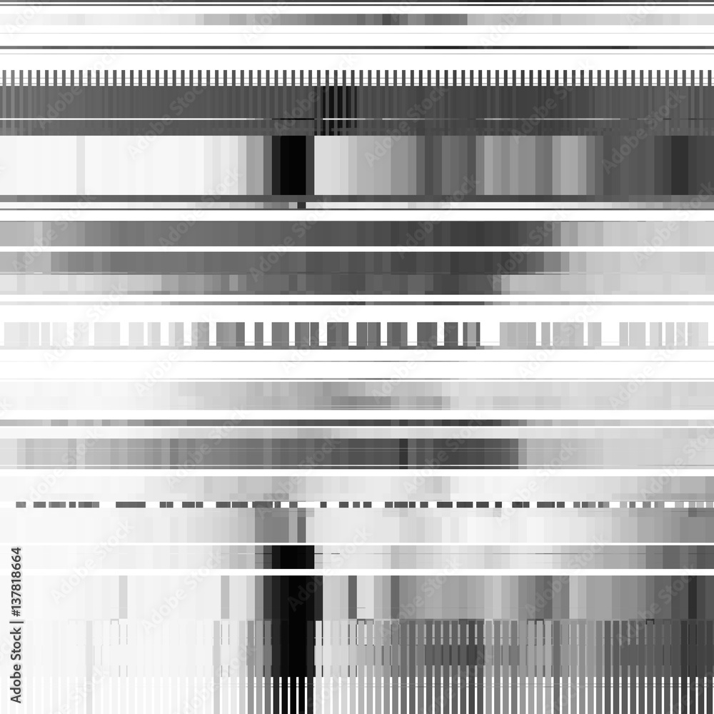Image vectorielle Stock Glitch abstract background with distortion effect, bug, error, random ...