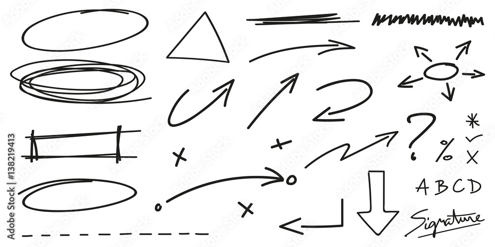 Présentation - Symbole - Signes typographiques Stock Vector | Adobe Stock