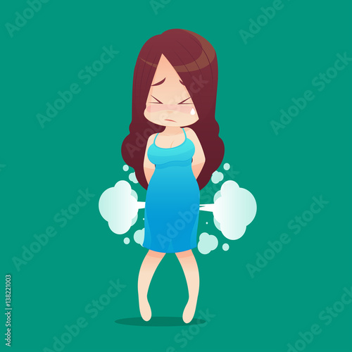 Food poisoning cartoon Stock Vector | Adobe Stock