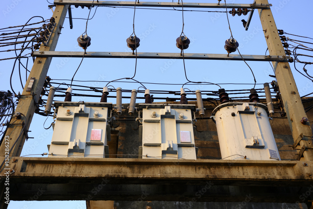 Transformer and Electrical joints in Electrical system in Thailand ...