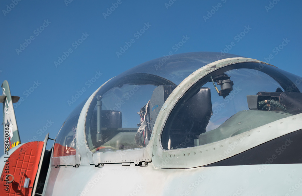 close up fighter jet cockpit canopy Stock Photo | Adobe Stock