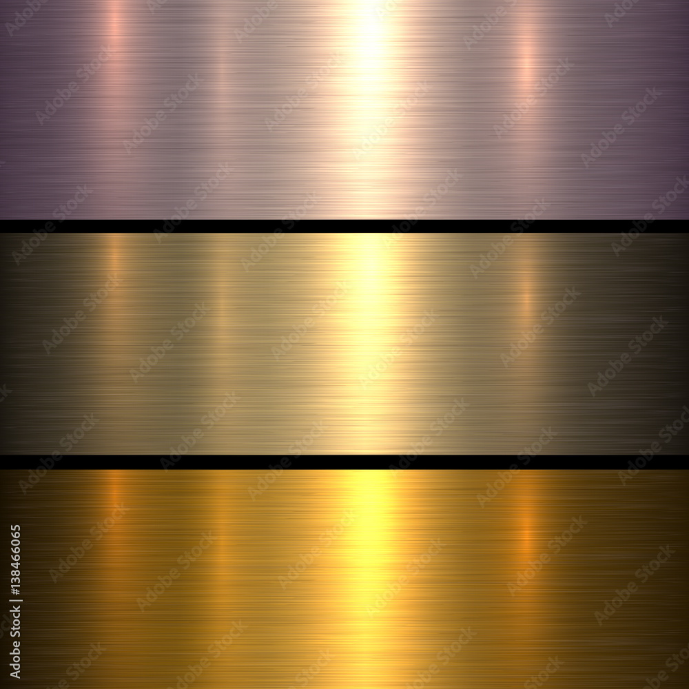 Metal gold texture background, golden brushed metallic texture plate ...