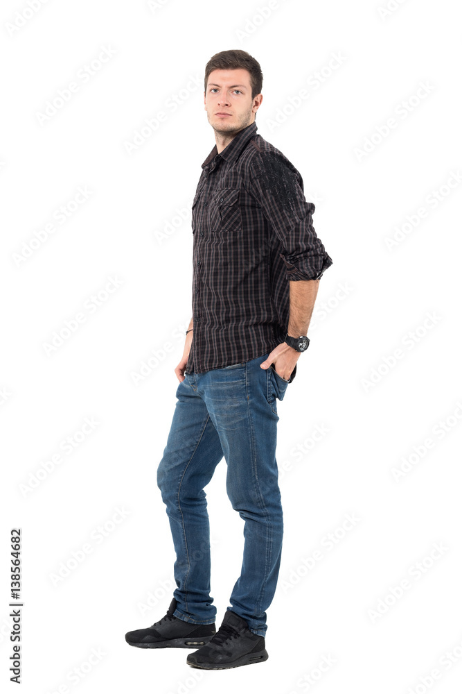 Male Model Side Pose