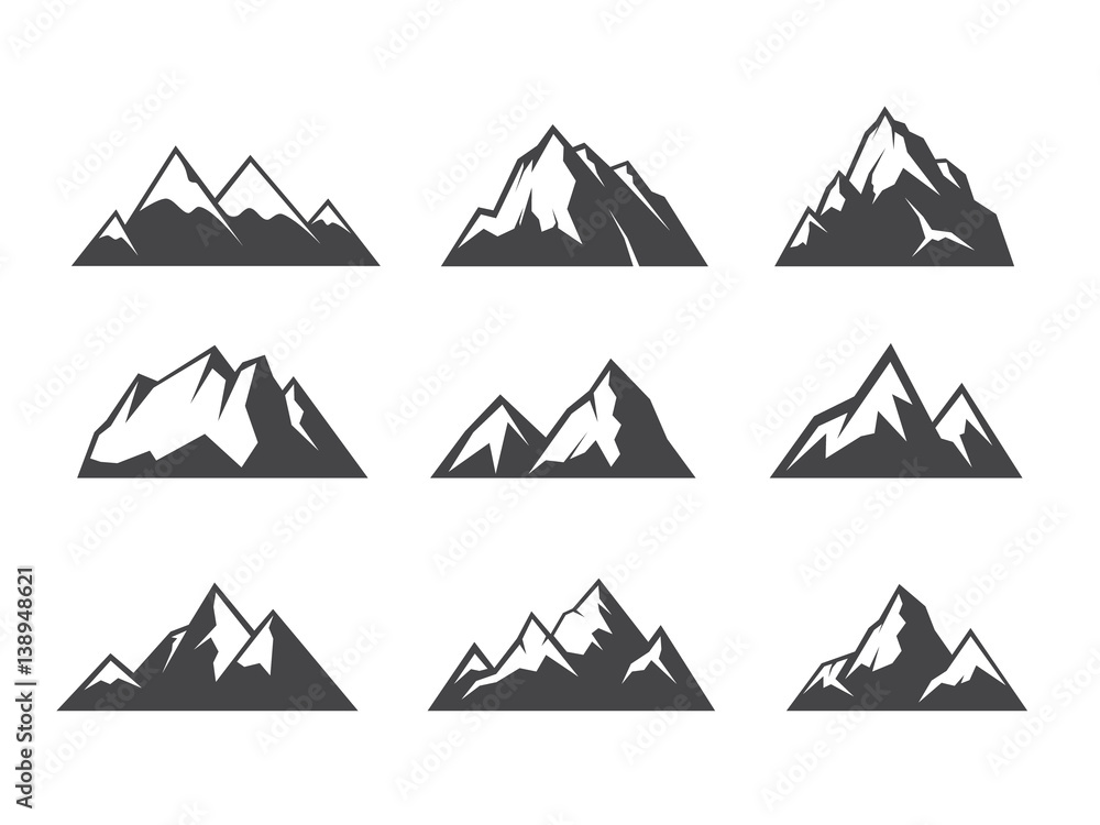 Vector design of Moutain graphic Stock Vector | Adobe Stock