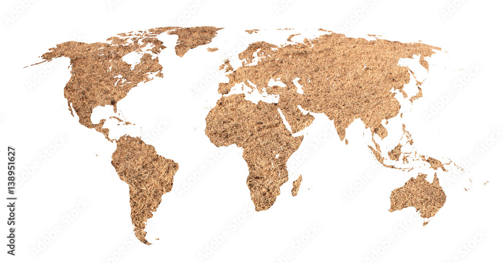 Desert map of the world Stock Photo | Adobe Stock