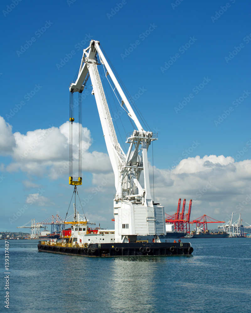 Durban Floating Crane - Indlovu (South Africa). Stock Photo | Adobe Stock