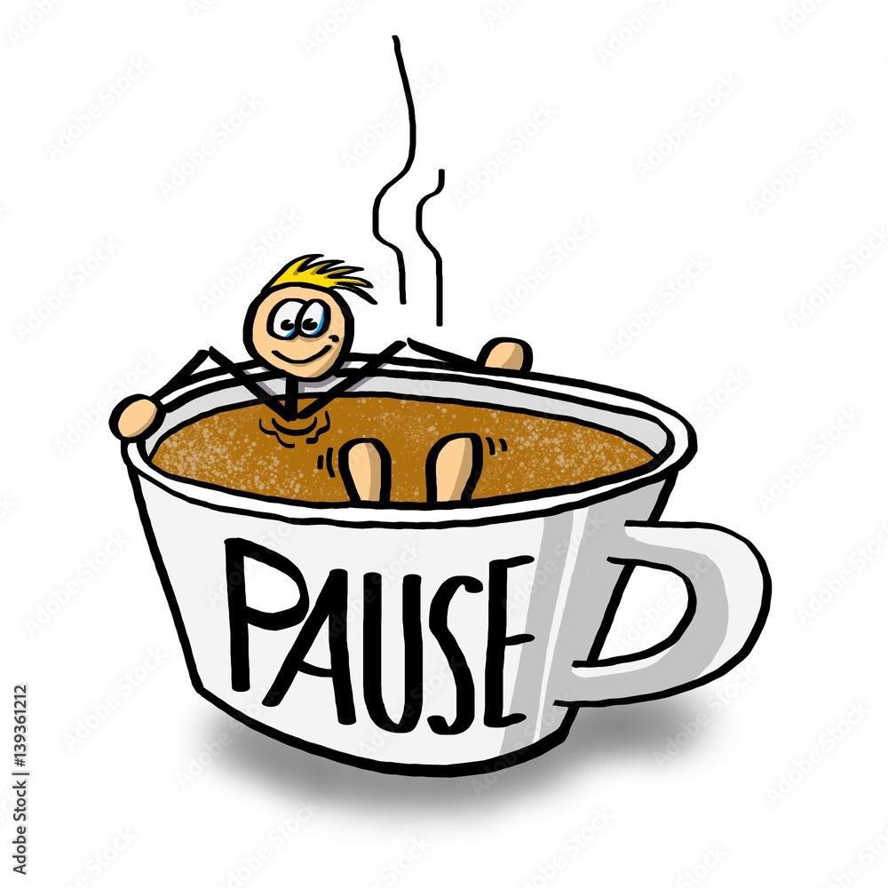 Stock-Illustration „Kaffeepause XL“ | Adobe Stock