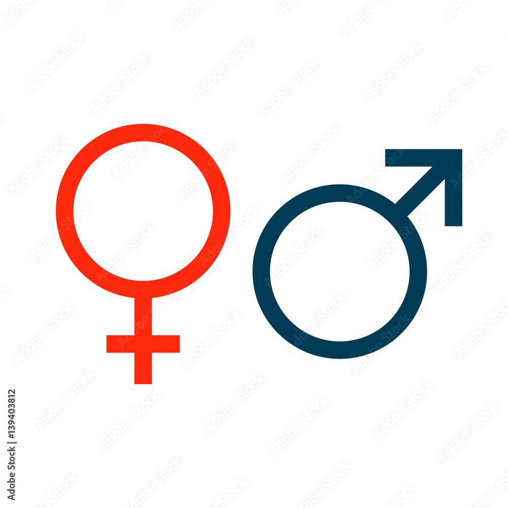 symbols of Venus and Mars. vector illustration. Stock Vector | Adobe Stock