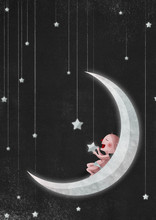 Baby Moon And Stars Free Stock Photo - Public Domain Pictures