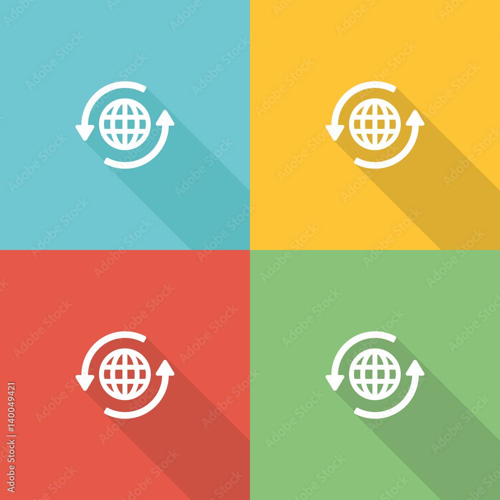 Update Flat Icon Concept Stock Vector | Adobe Stock
