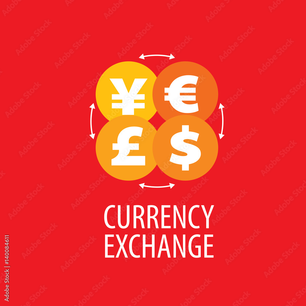 vector logo currency exchange Stock Vector | Adobe Stock