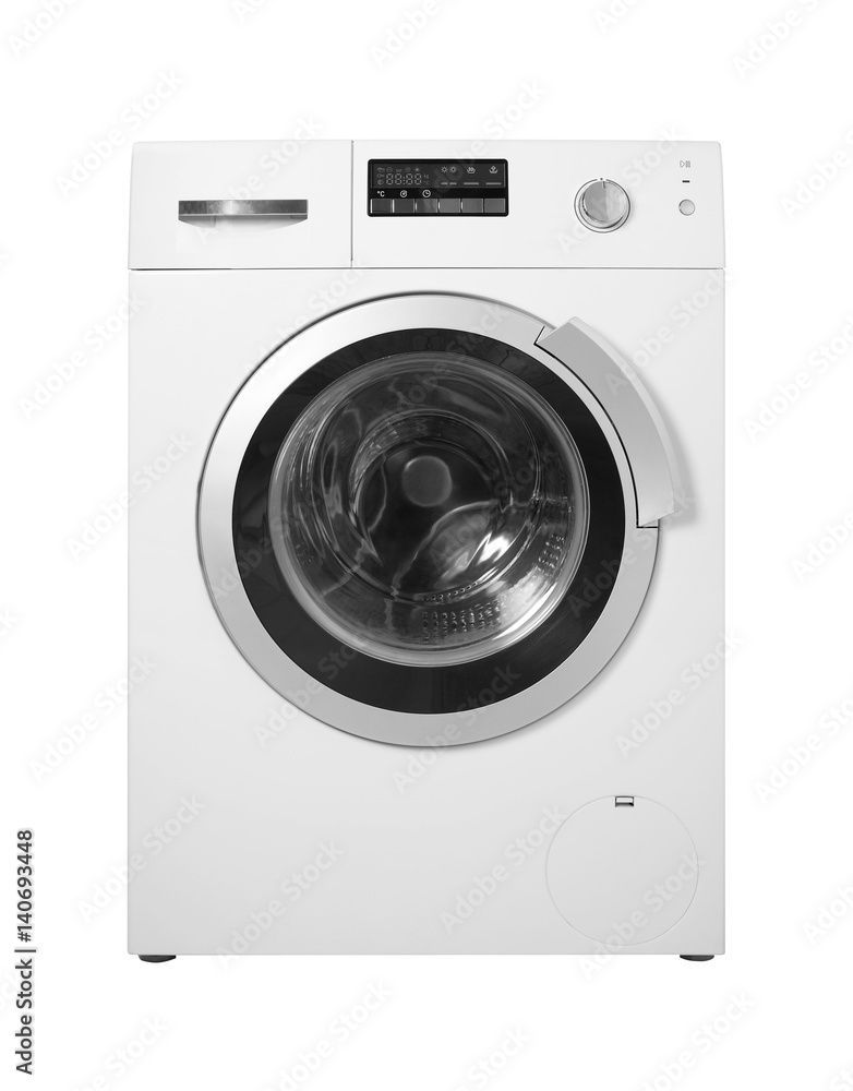 Home appliance - Washing machine. Isolated Stock Photo | Adobe Stock