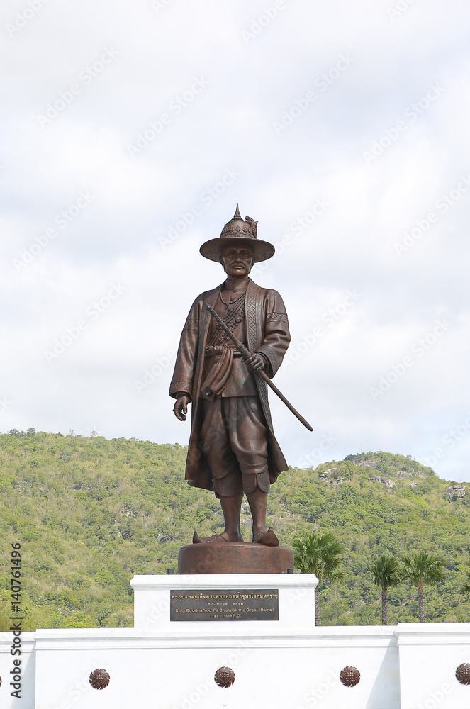 Hua Hin , Thailand : King Buddha Yod Fa Chulalok statue at Raja Bhakti ...