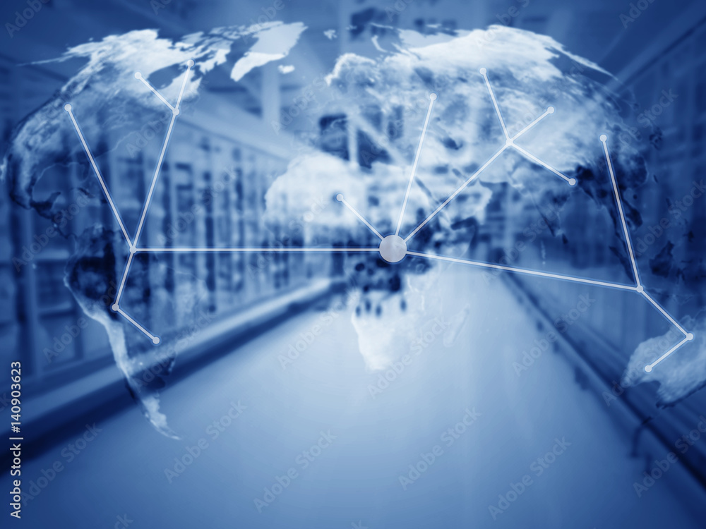 Supply Chain Management Concept import and export logistic industrial ...