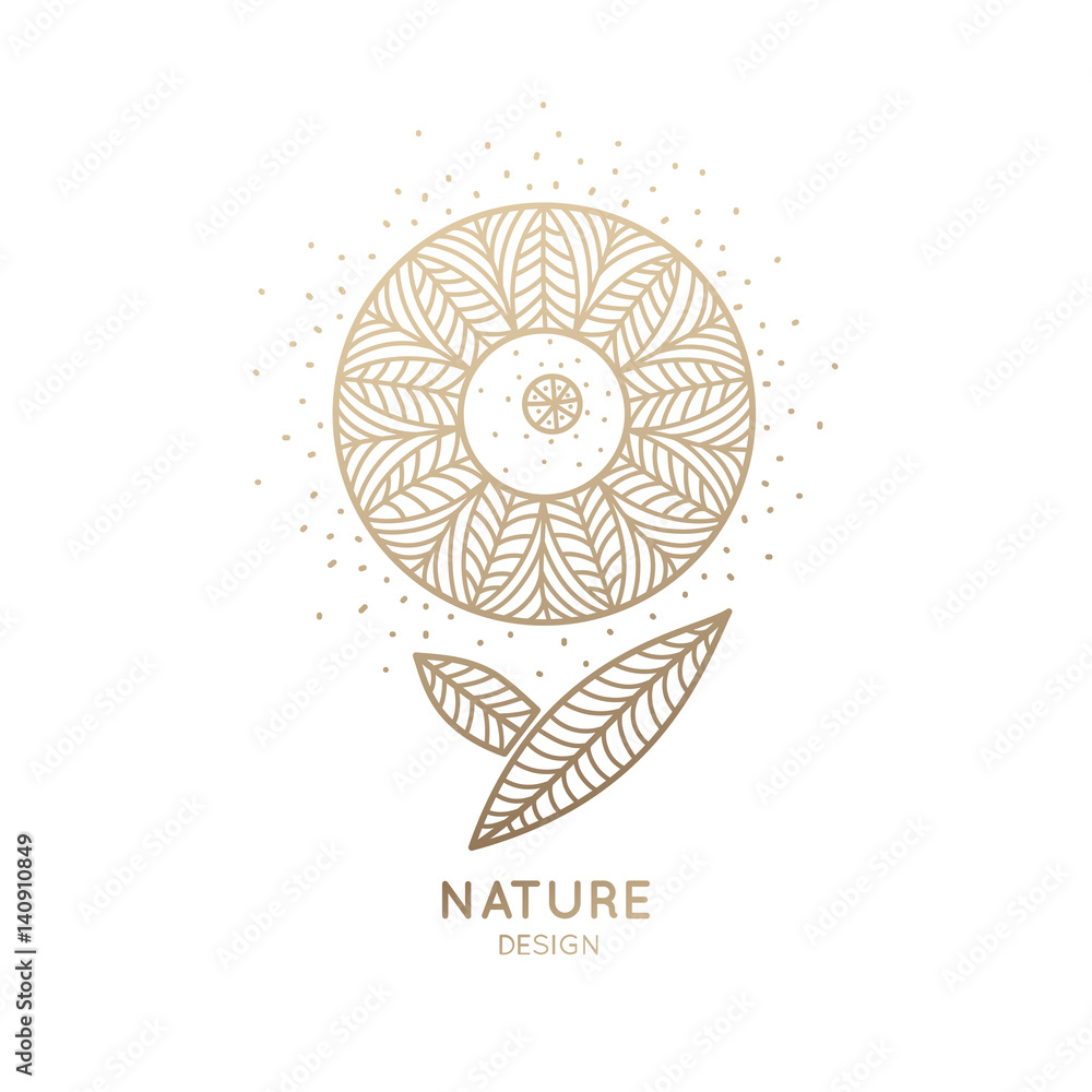 Logo nature Stock Vector | Adobe Stock