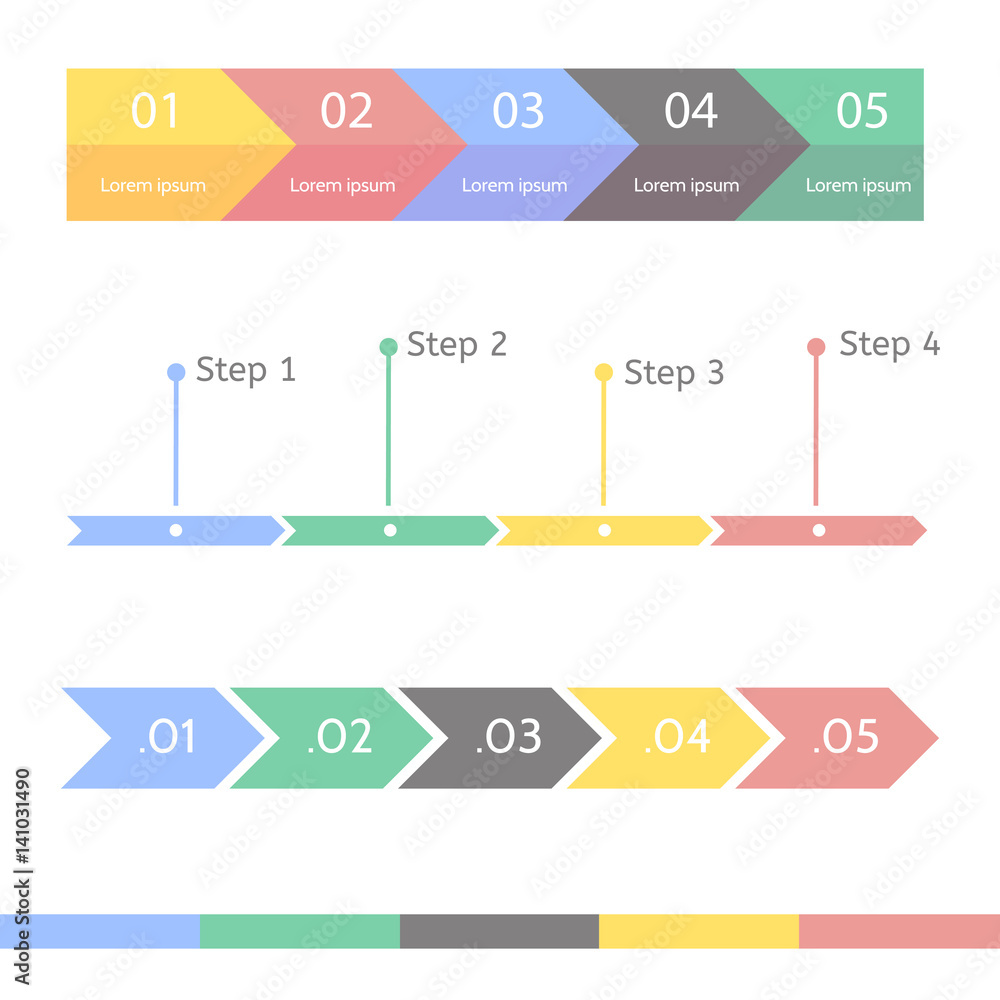 Progress chart statistic concept. Infographic vector template for ...