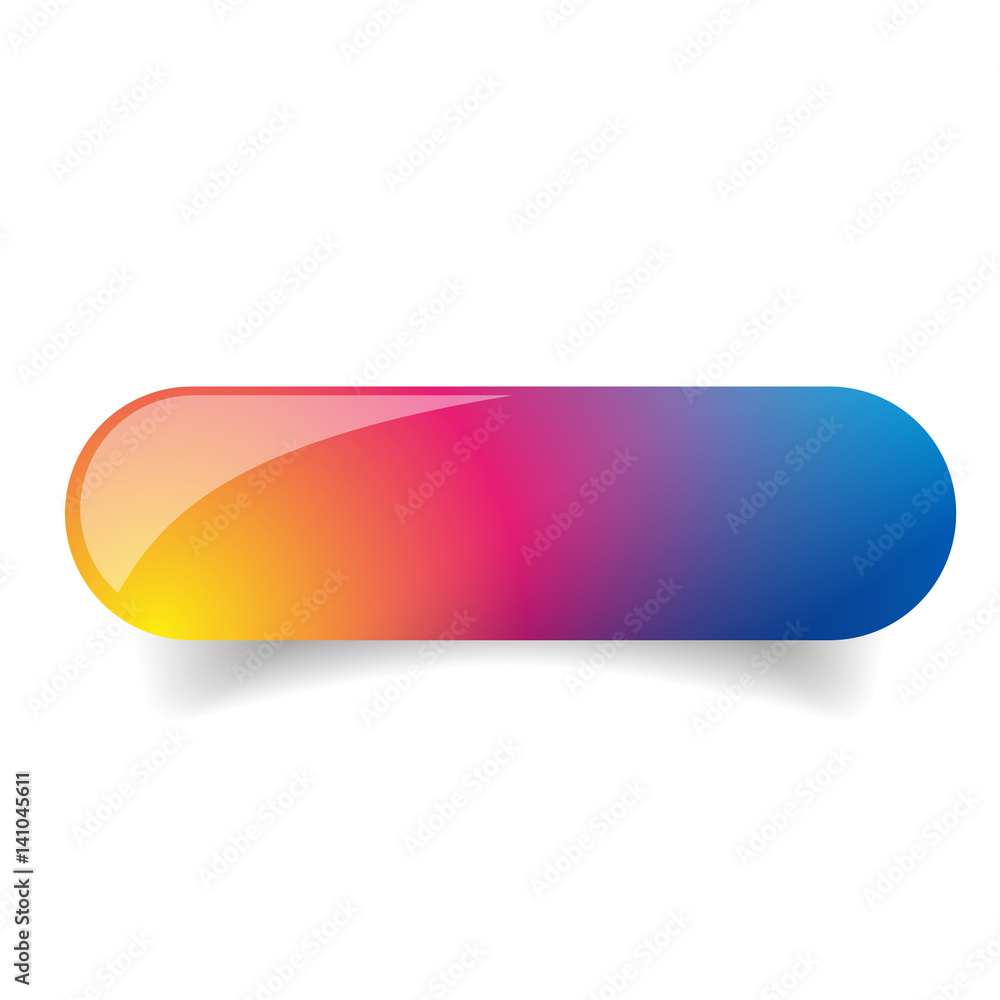 Colorful button vector Stock Vector | Adobe Stock