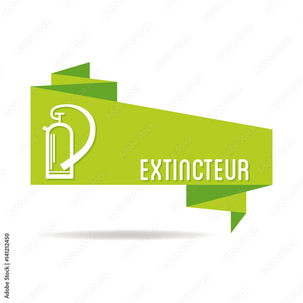 Logo extincteur. Stock Vector | Adobe Stock