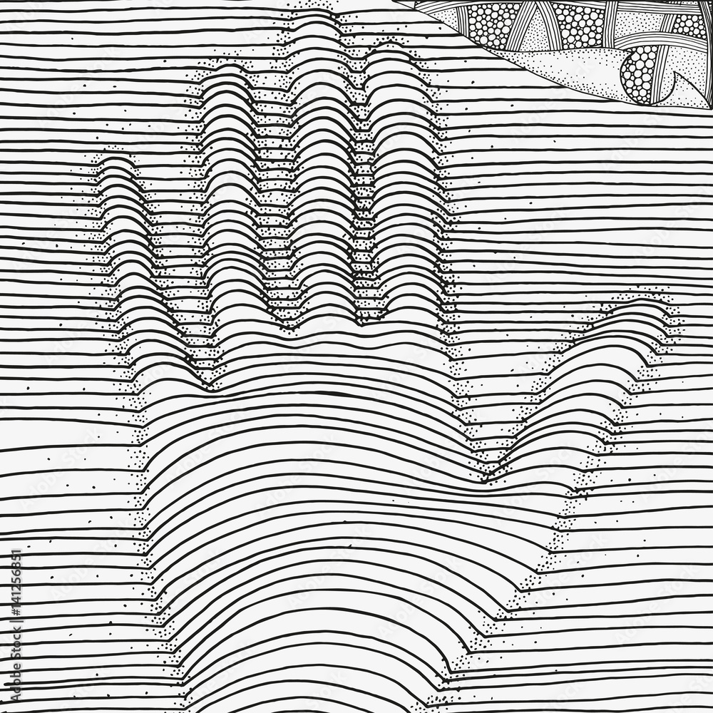 Art hand. Artistically pattern. Stock Vector | Adobe Stock