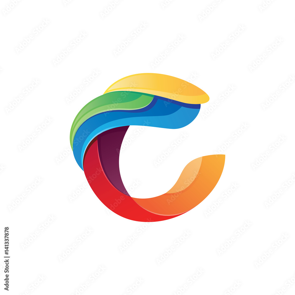 Creative Letter C Logo Concept Vector Eps10 Stock Vector | Adobe Stock