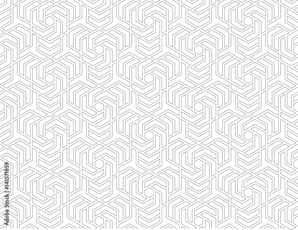 Abstract geometric pattern with crossing thin lines. Stylish texture in ...