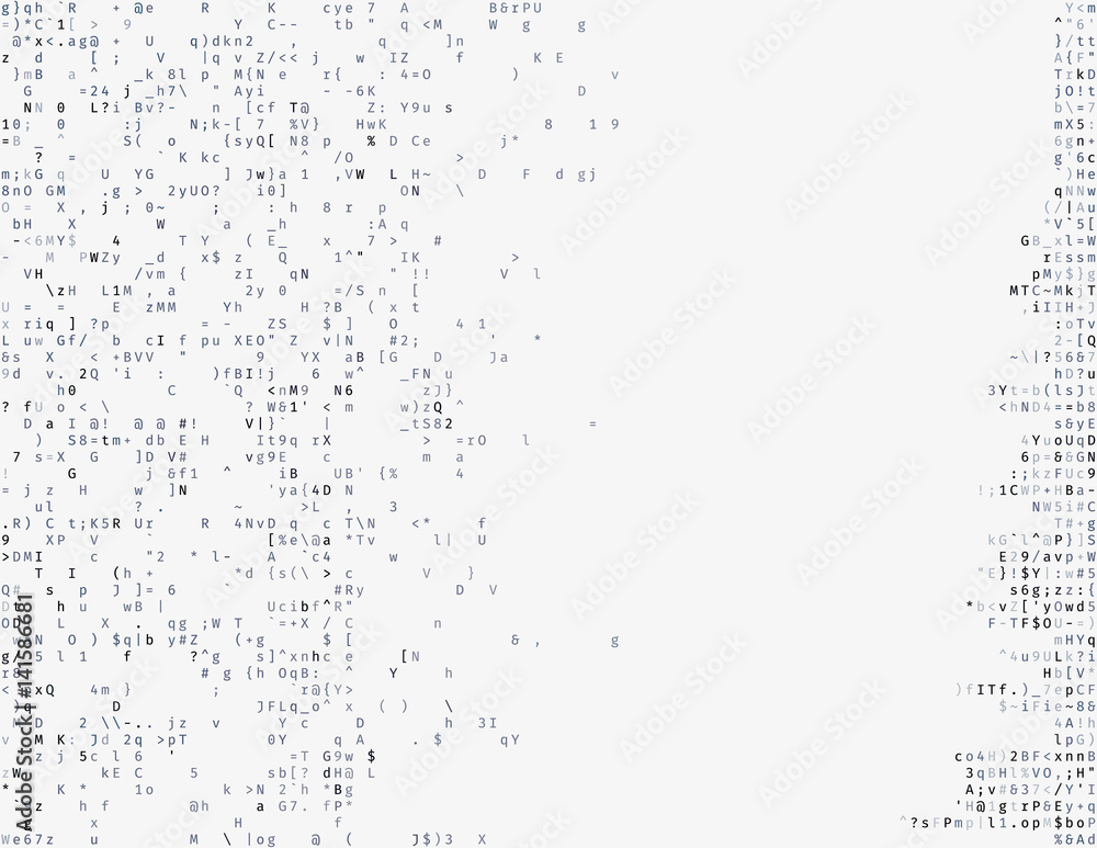 Corrupted source code. Modern vector illustration about computer ...