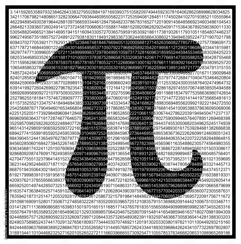 Pi Mathematical constant irrational complex number greek letter to 4000 ...