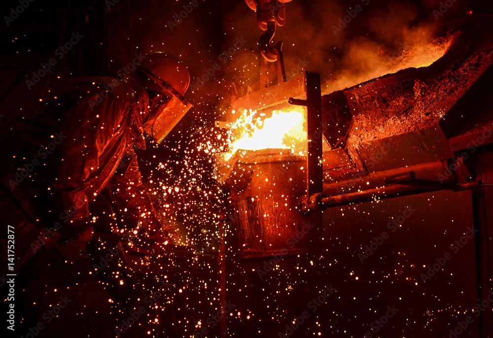 Steel Foundry Stock Photo | Adobe Stock