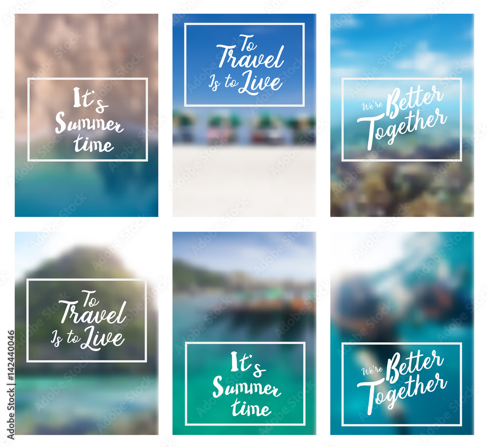 Lettering positive inspirational quote holiday summer beach ideas ...