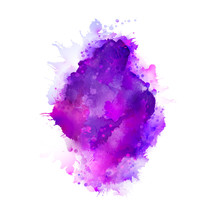 Lilac Watercolor Splash Free Stock Photo - Public Domain Pictures