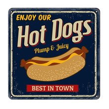 Vintage Hot Dog Sign Free Stock Photo - Public Domain Pictures