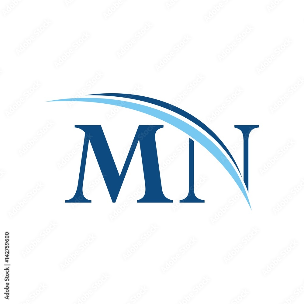 letter m and n logo vector. Stock Vector | Adobe Stock