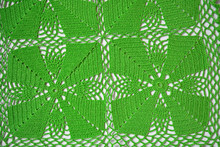 Textured Green Crochet Pattern Free Stock Photo - Public Domain Pictures