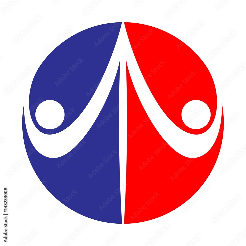 swoosh person. logo vector. Stock Vector | Adobe Stock