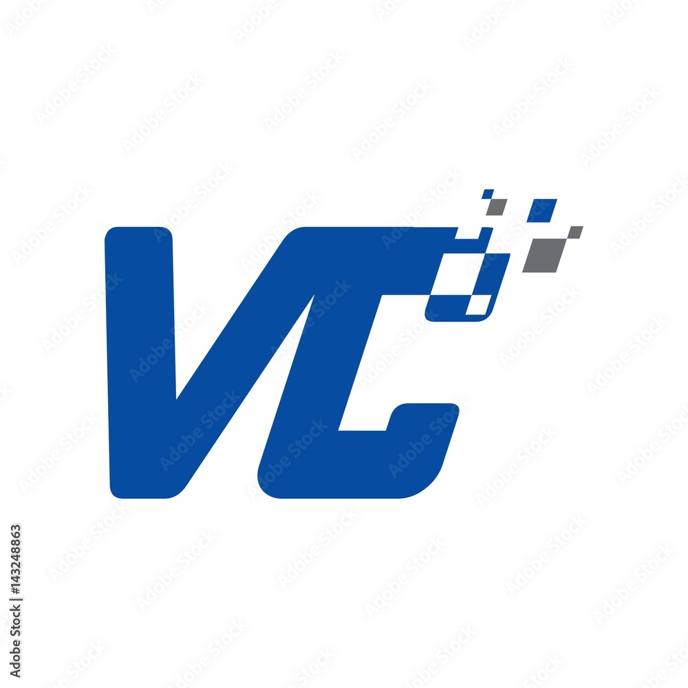 v and c logo vector. Stock Vector | Adobe Stock