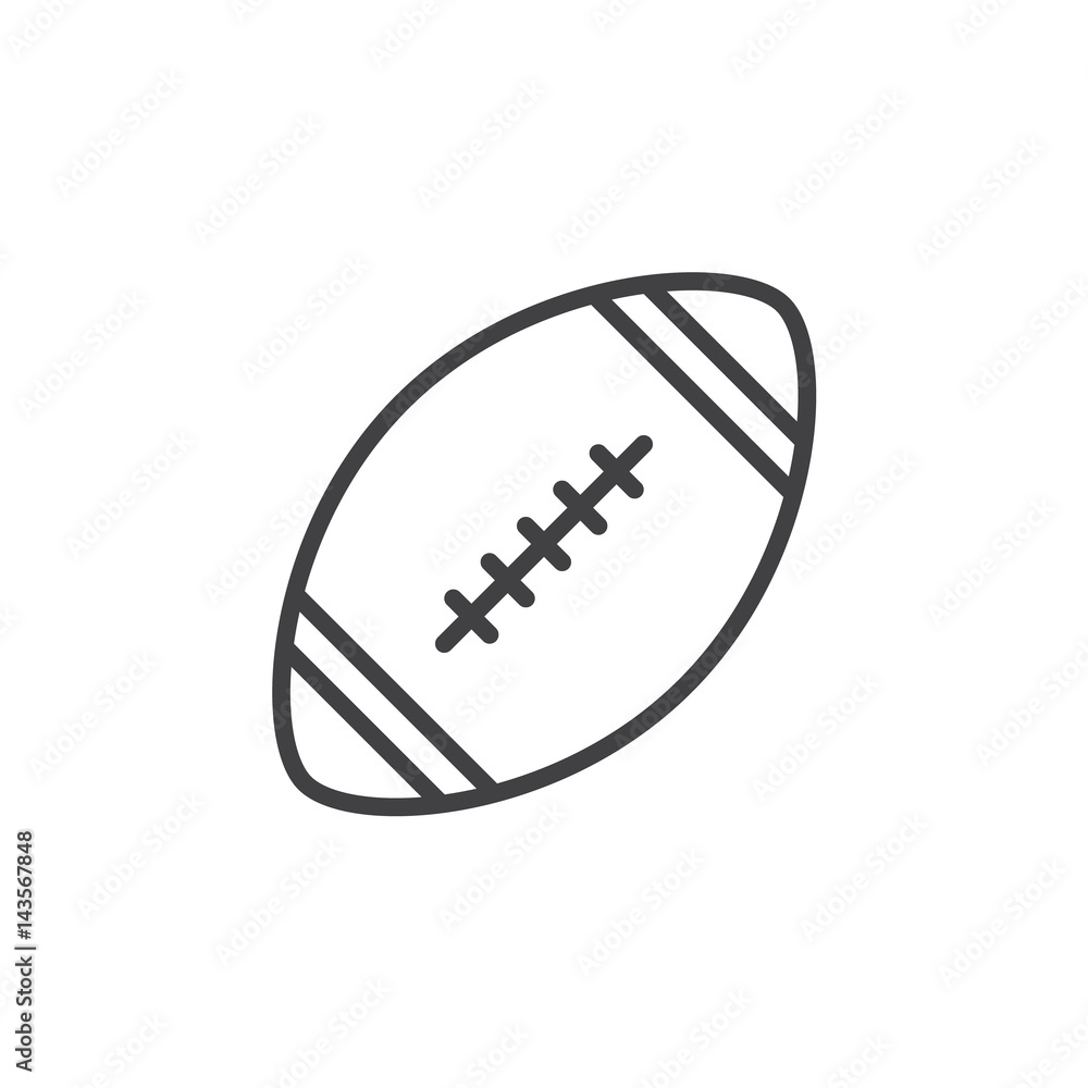 Football Outline Vector