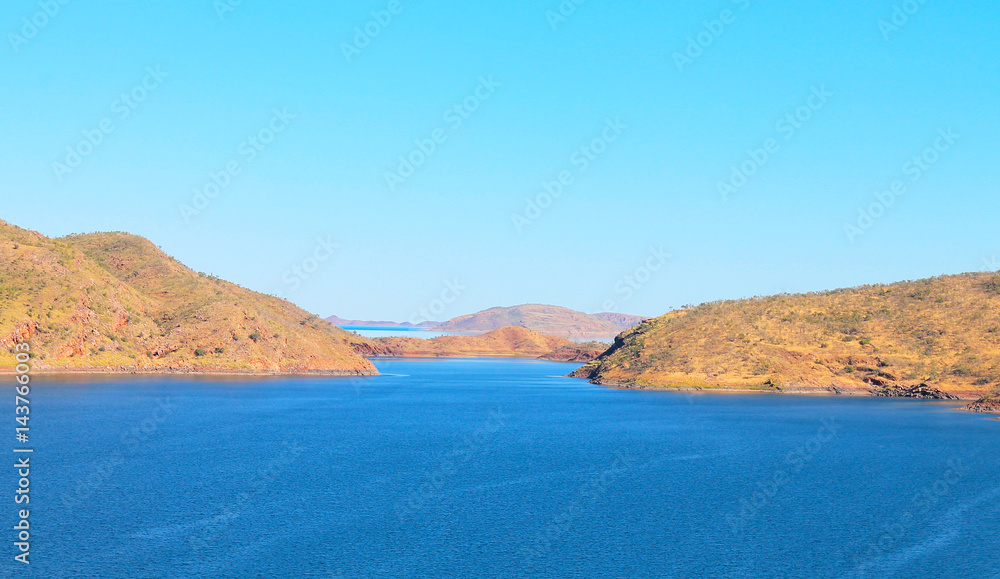 Outback australia - camping spot views of the beautiful large fresh ...