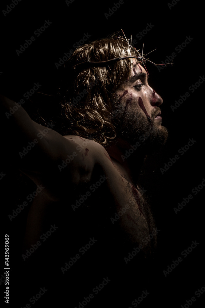 Jesus Christ crucified Stock Photo | Adobe Stock