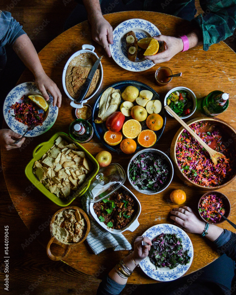 Family Feast Stock Photo | Adobe Stock