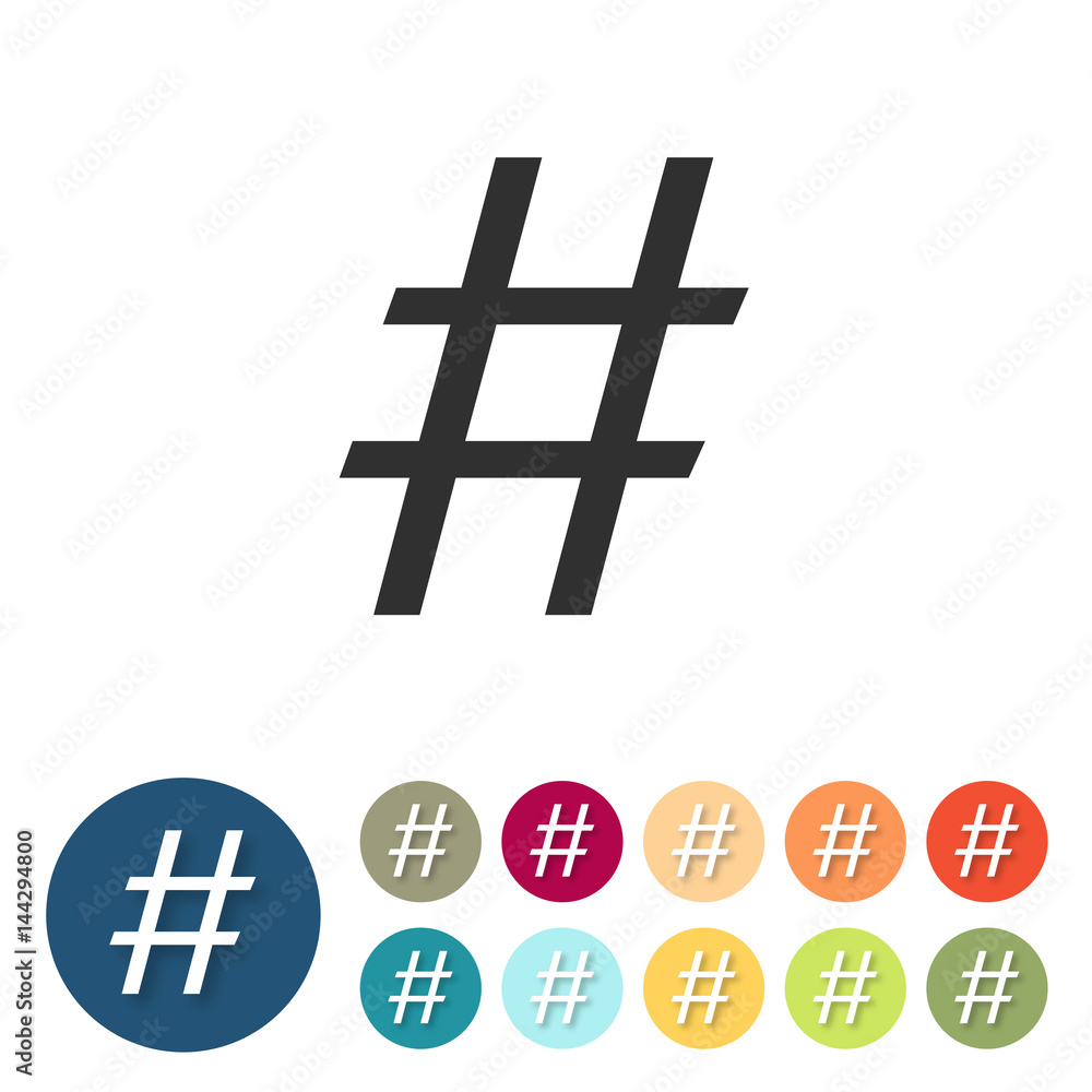 Vector de Stock Button-Set bunt - Raute Zeichen | Adobe Stock