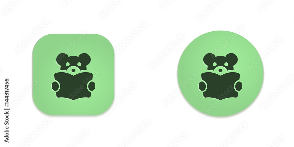 Vector Green Web Buttons Stock Vector | Adobe Stock