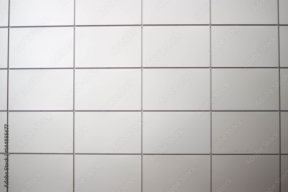 Wall panels of gray tile. Modern tile wall texture for exterior ...