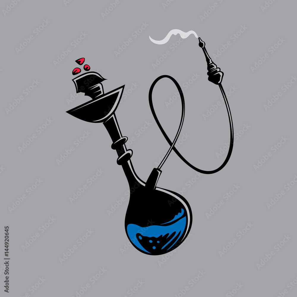 Hookah Lounge Bar Menu, Nargile, Nargila, hubble bubble (Vector Art ...