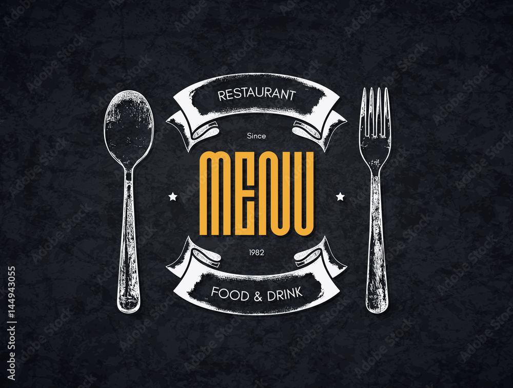 Restaurant menu design. Vector menu brochure template for cafe, coffee ...