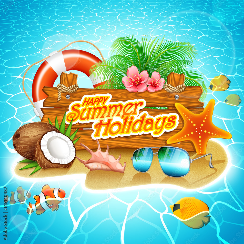 Happy Summer Vacation Cards