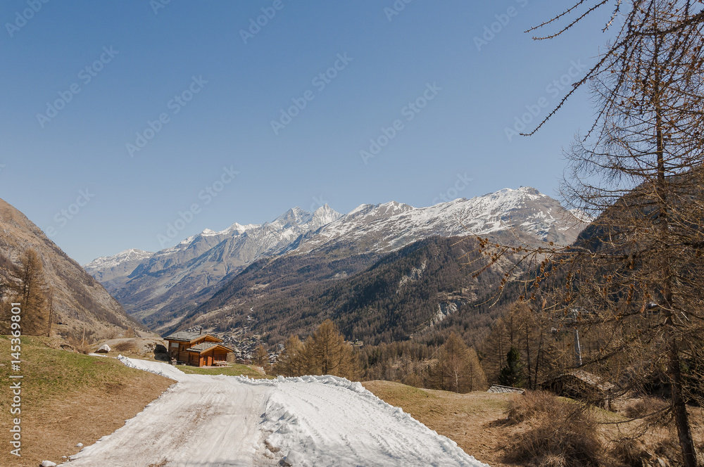 Zermatt, Dorf, Alpen, Schweizer Berge, Blatten, zum See, Furi, Zmutt ...