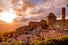 Volterra Sunset Free Stock Photo - Public Domain Pictures